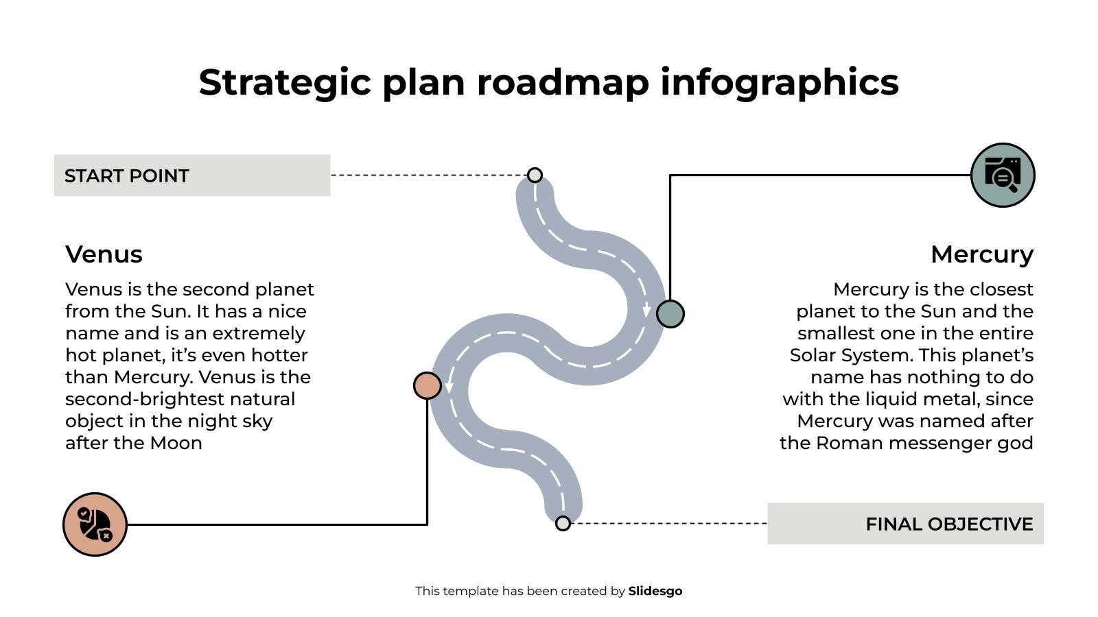 Strategic Plan Roadmap Infographics Template