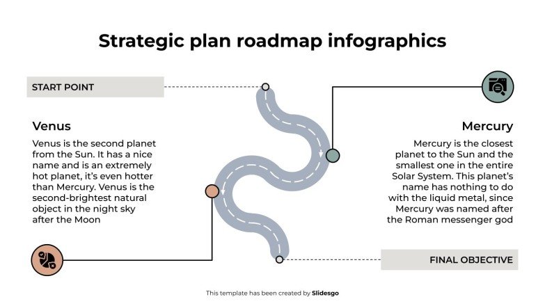 Strategic Plan Roadmap Infographics Template