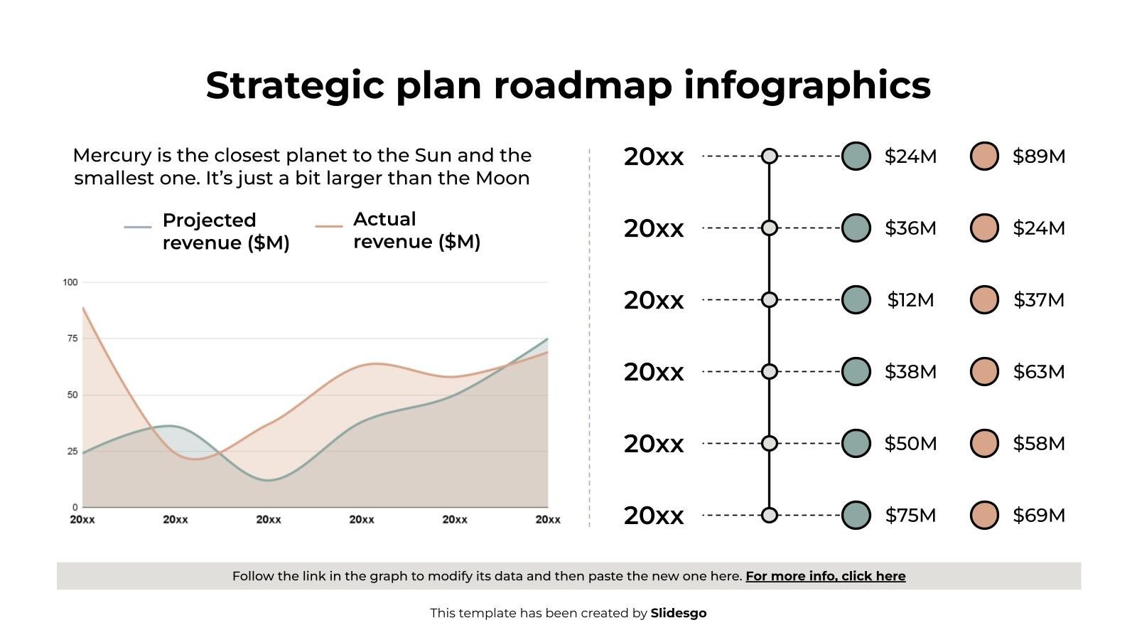Strategic Plan Roadmap Infographics Template