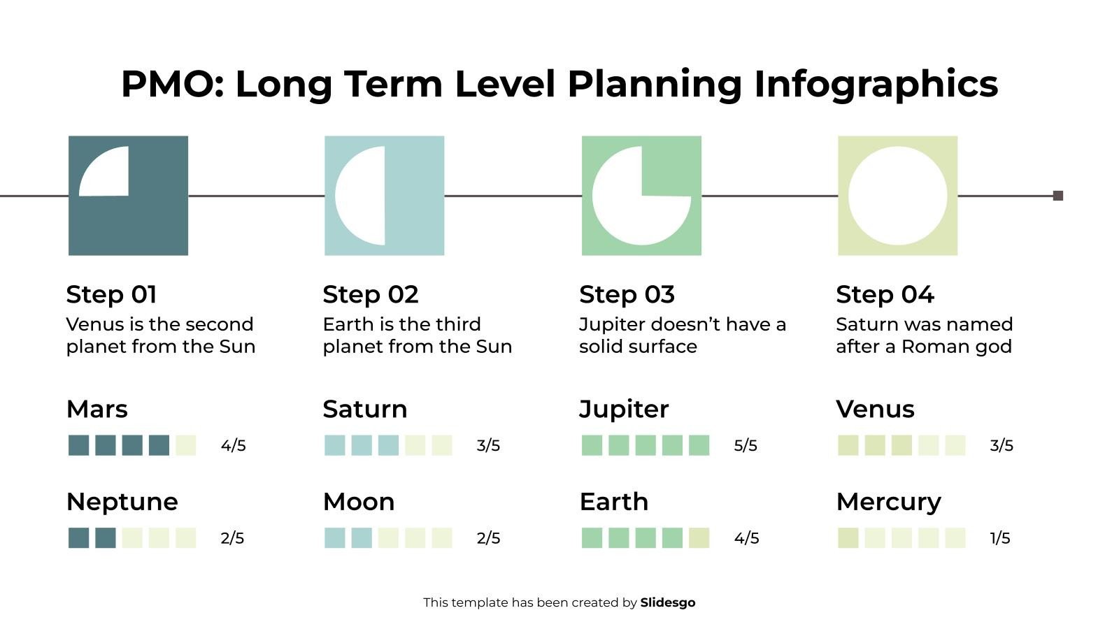 PMO: Long Term Level Planning Infographics Template