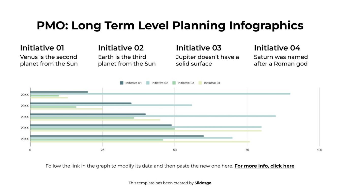 PMO: Long Term Level Planning Infographics Template