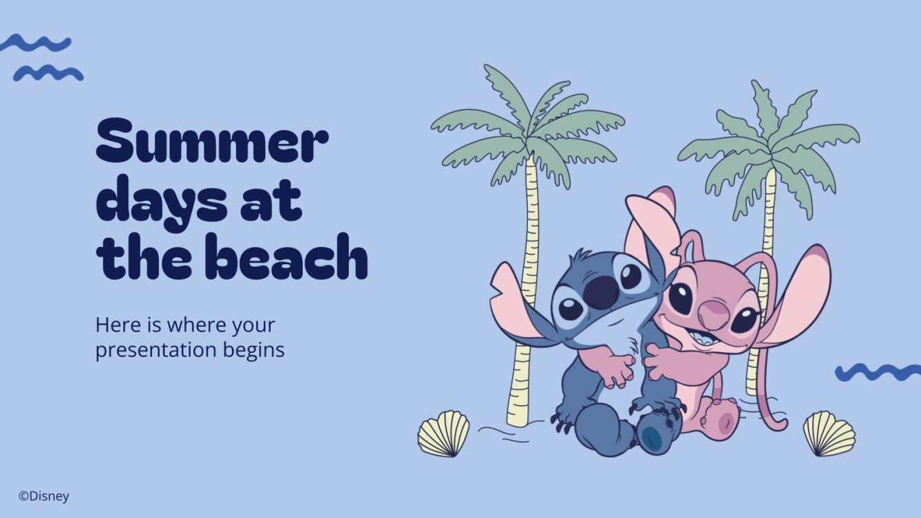 Lilo & Stitch PowerPoint & Google Slides templates