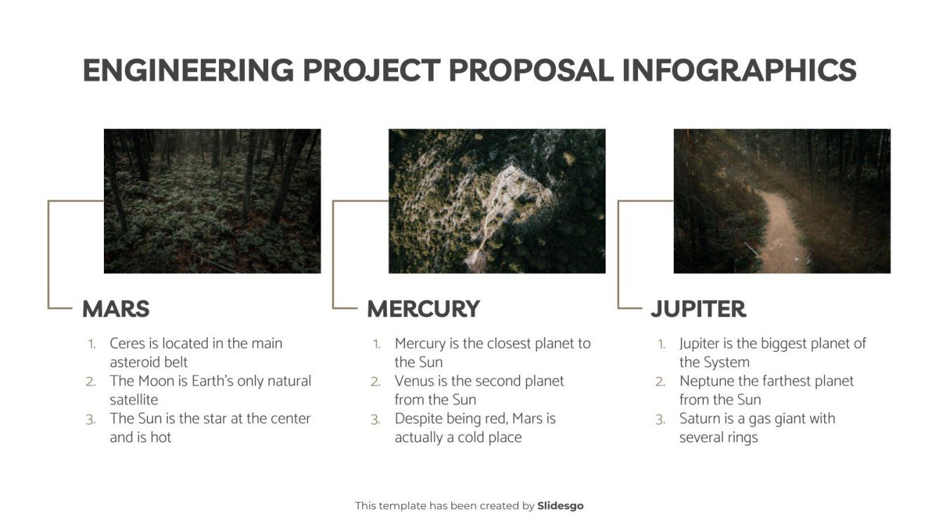 Engineering Project Proposal Infographics Template