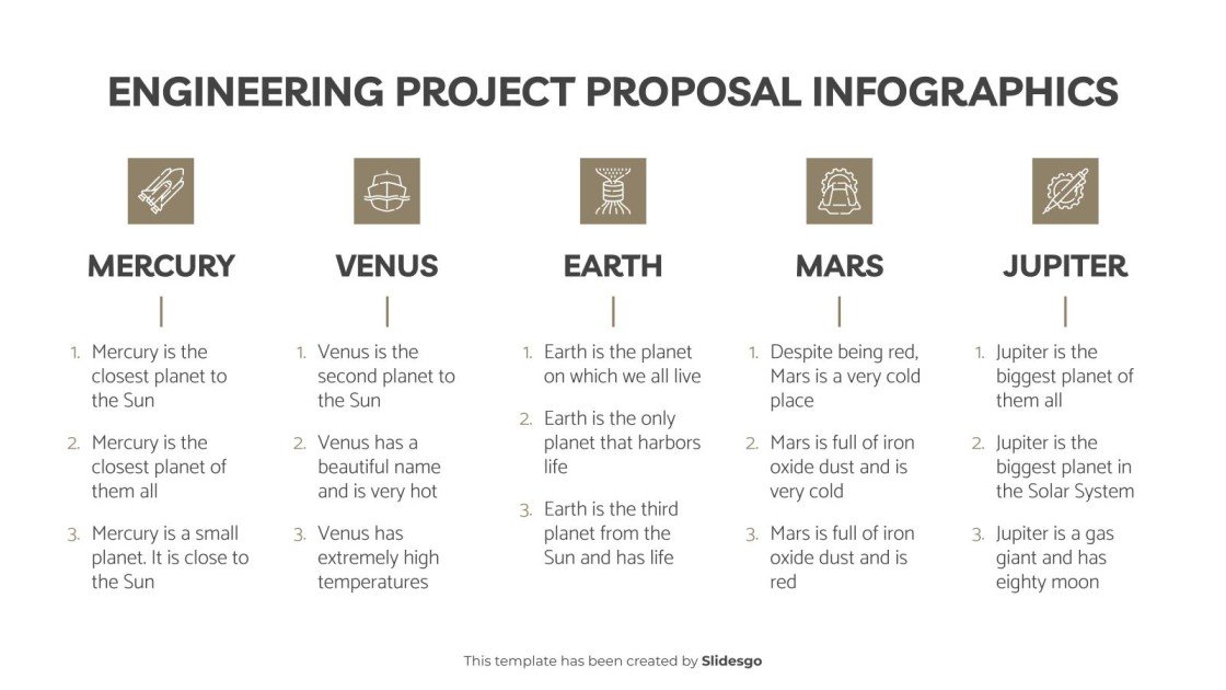 Engineering Project Proposal Infographics Template