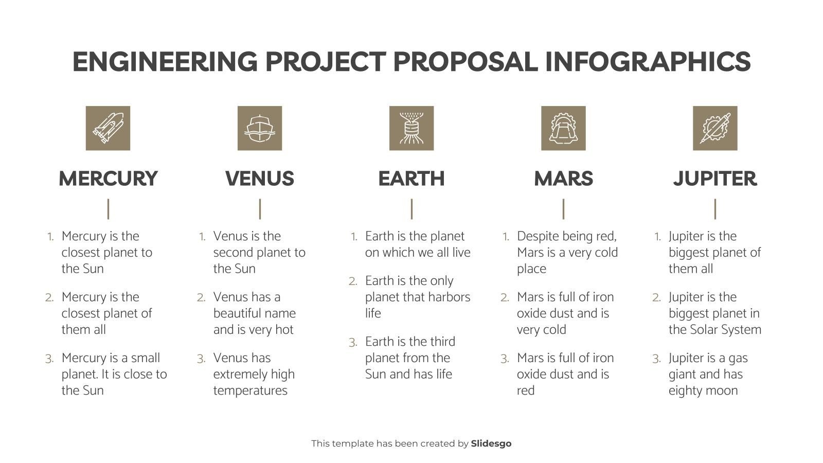 Engineering Project Proposal Infographics Template
