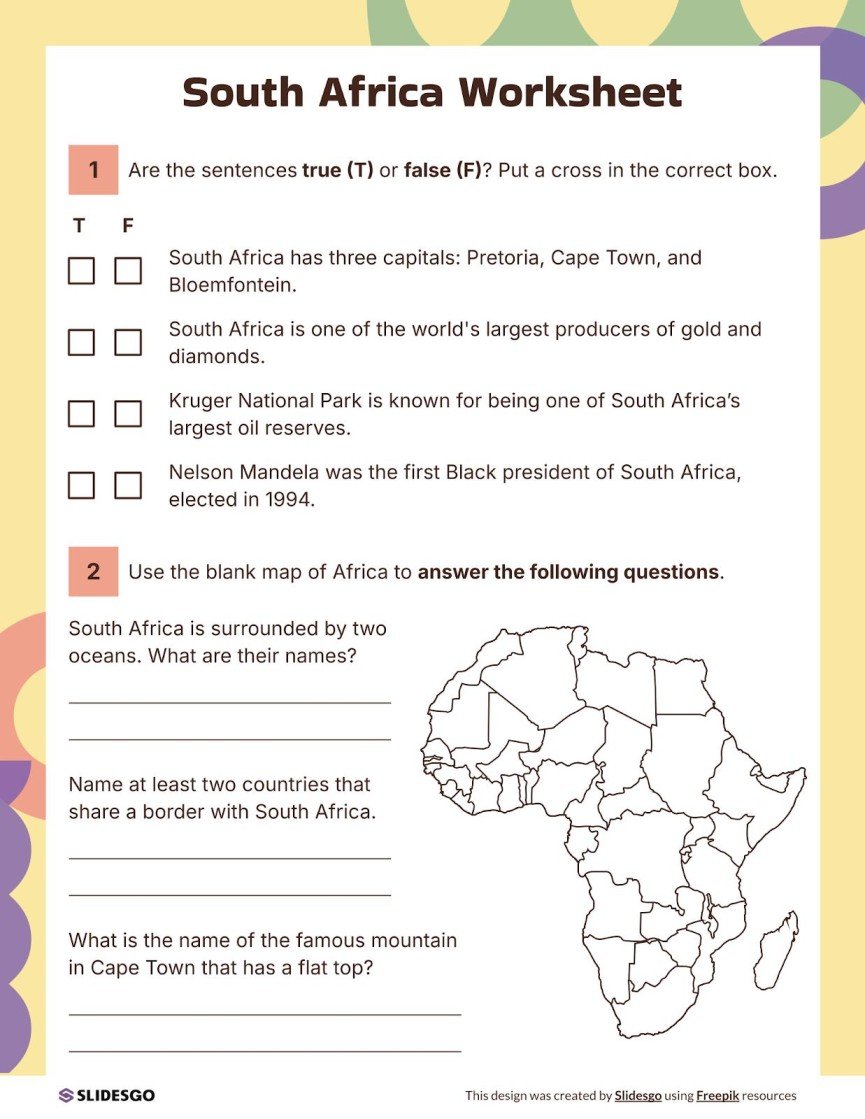 Free templates about Africa for Google Slides and PowerPoint
