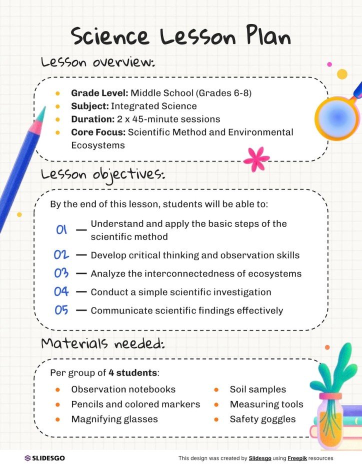 Free Lesson Google Slides themes and PowerPoint templates