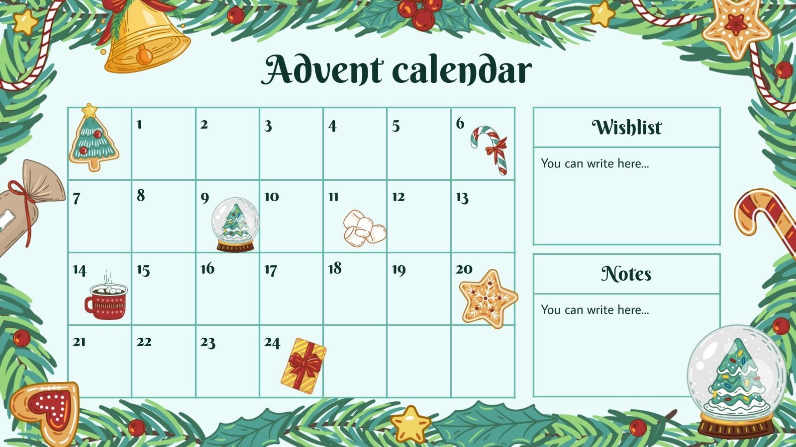 Digital Advent Calendar Presentation