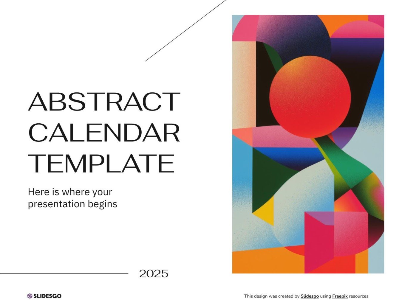 Plantillas de calendario para Google Slides y PowerPoint