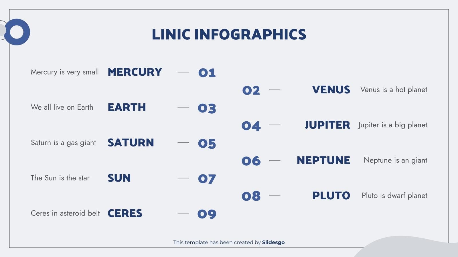 Linic Infographics Template