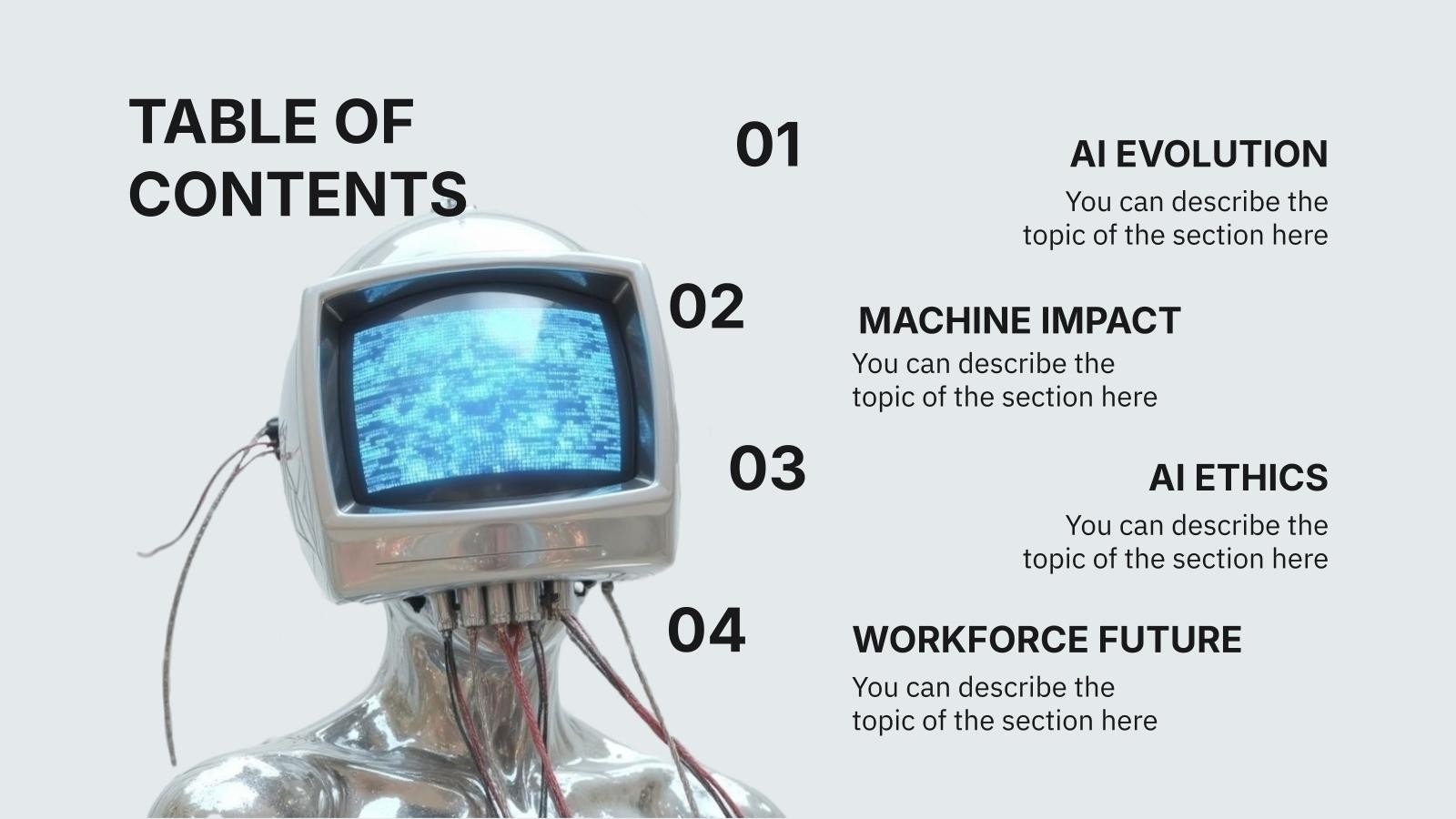The Future of AI and Machines Presentation