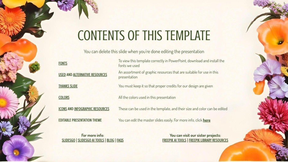 Spring Season Template Presentation