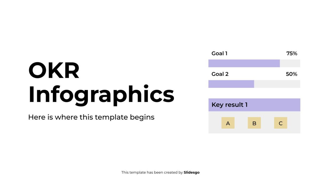 OKR Infographics Template