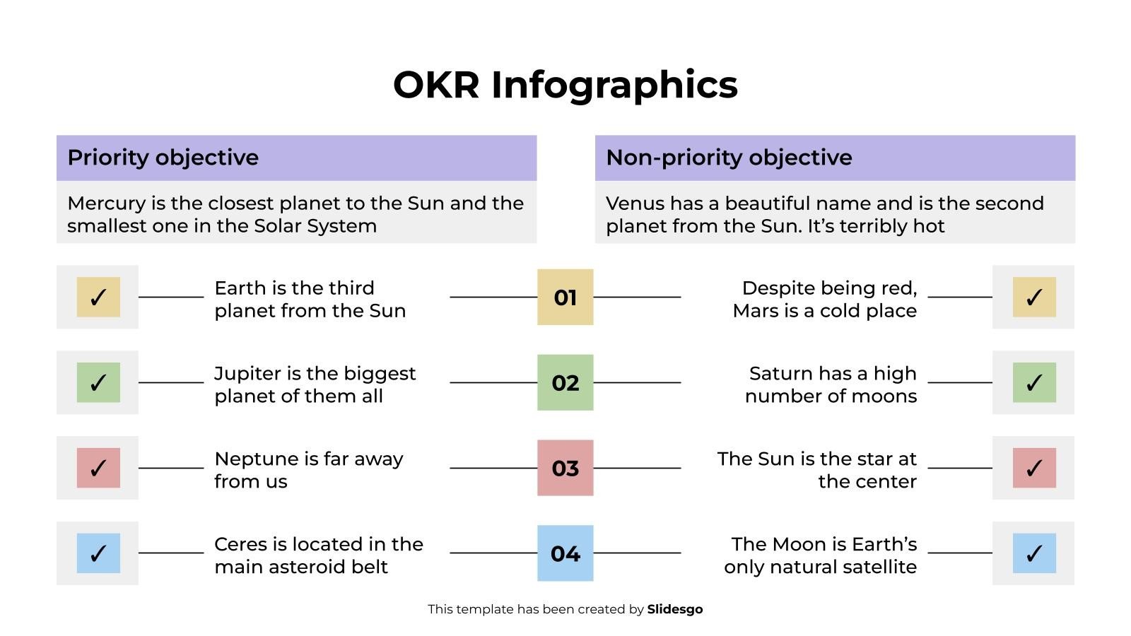 OKR Infographics Template