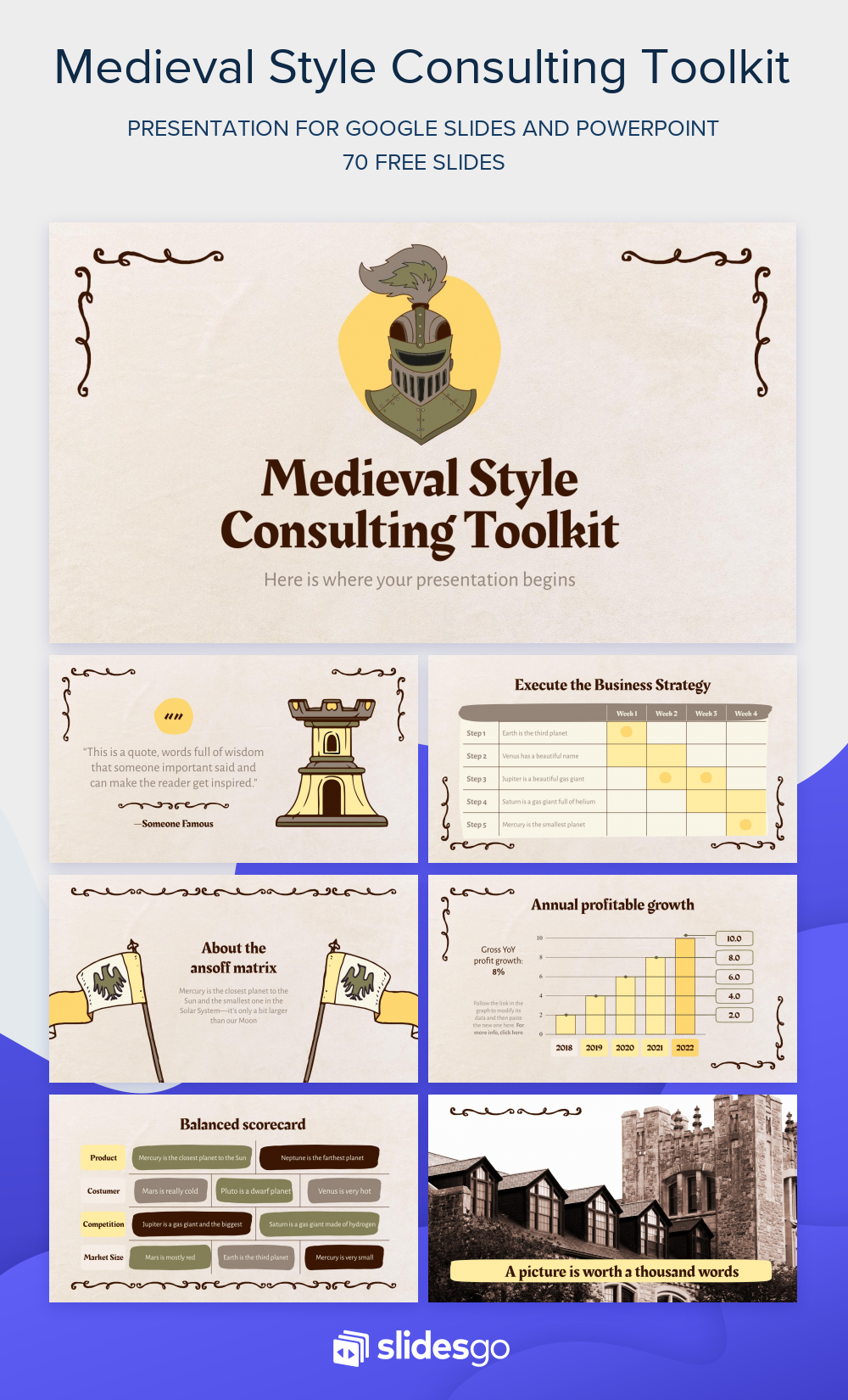 Medieval Style Consulting Toolkit | Google Slides & PowerPoint