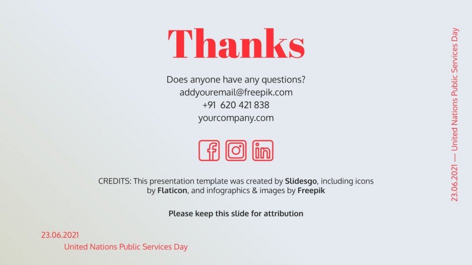 United Nations Public Service Day | Google Slides & PPT