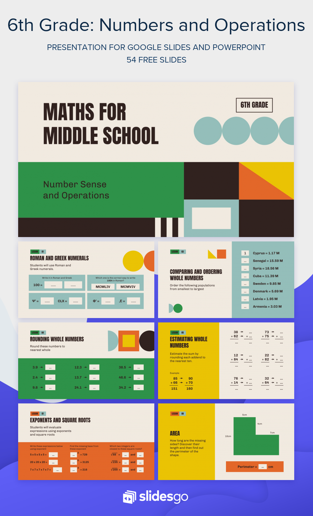 Maths - 6th Grade: Number Sense and Operations