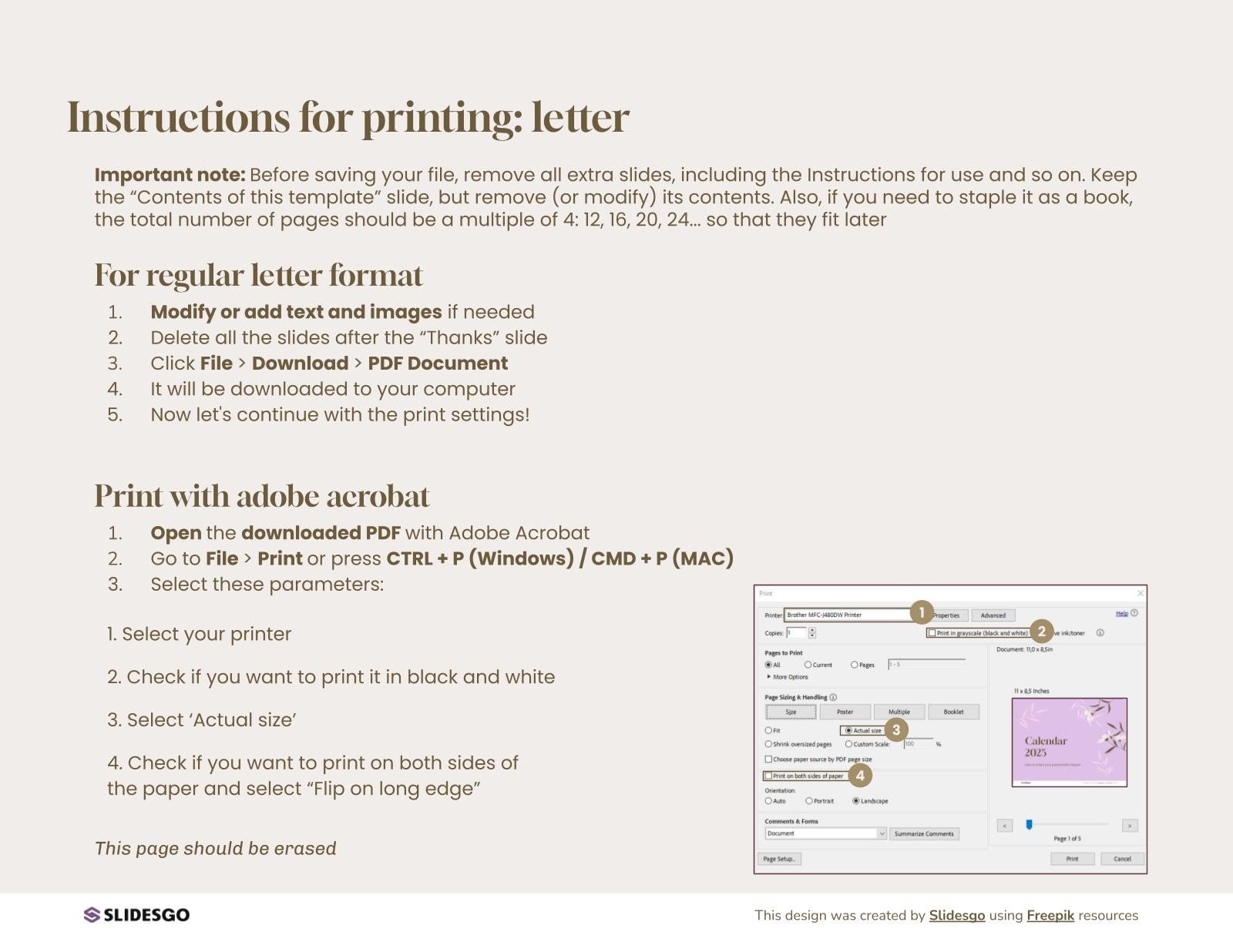 Calendar 2025 Template