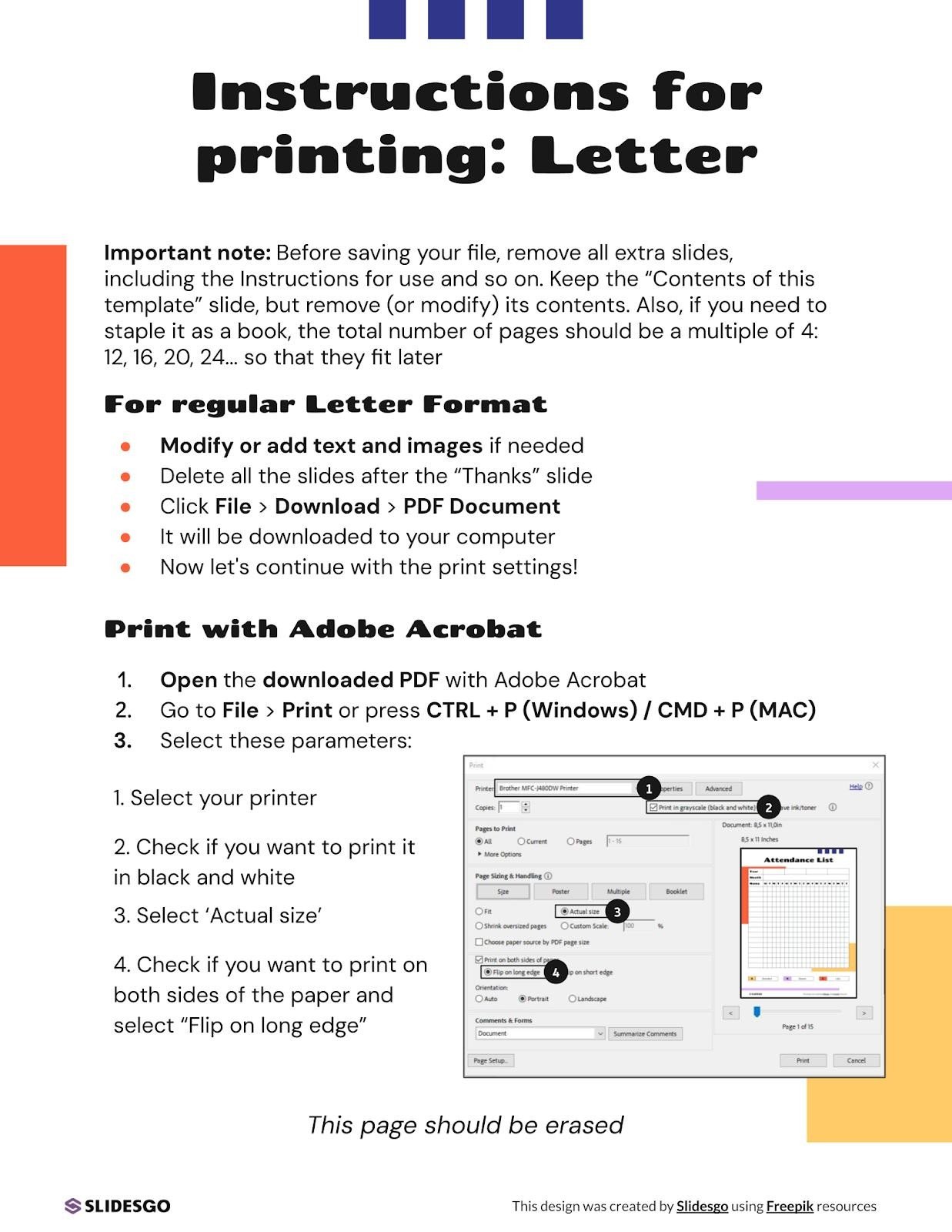 Modèle Liste de présence