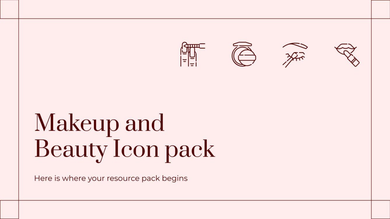 Free Google Slides and PowerPoint templates about makeup