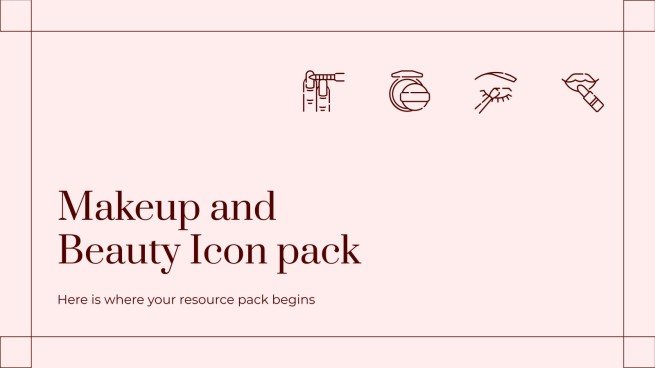 Free Google Slides and PowerPoint templates about makeup