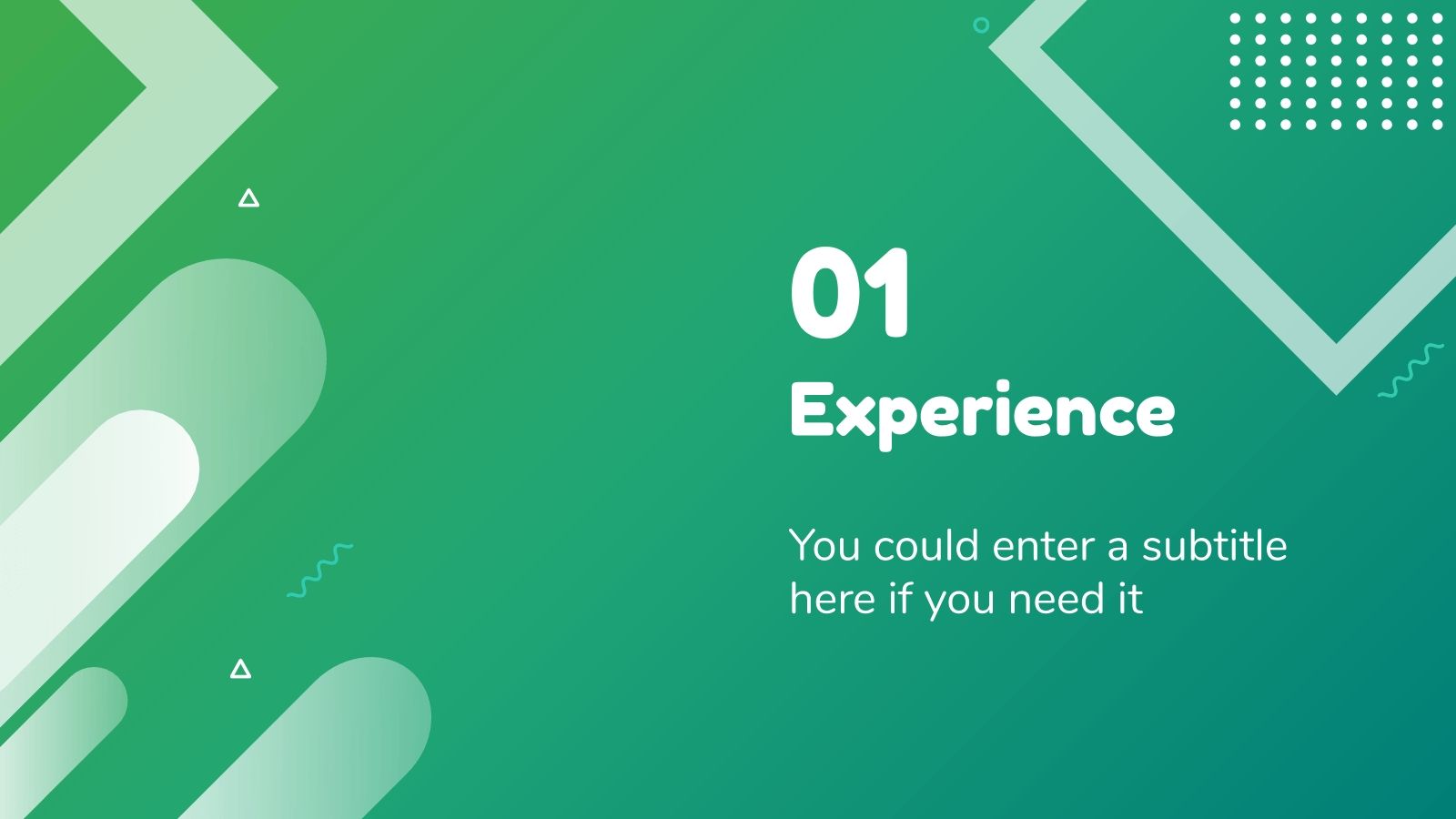 General Green CV Google Slides Theme and PowerPoint Template