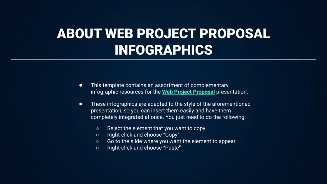 Web Project Proposal Infographics Presentation
