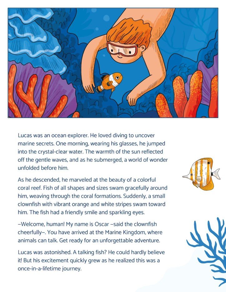 Sea Animals Story Book Presentation