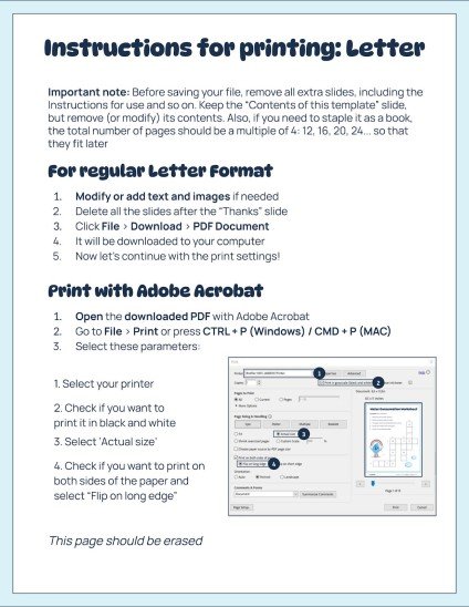 Water Conservation Worksheet Template