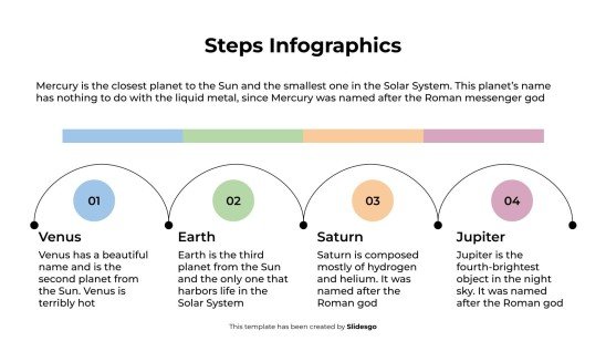 Steps Infographics Template