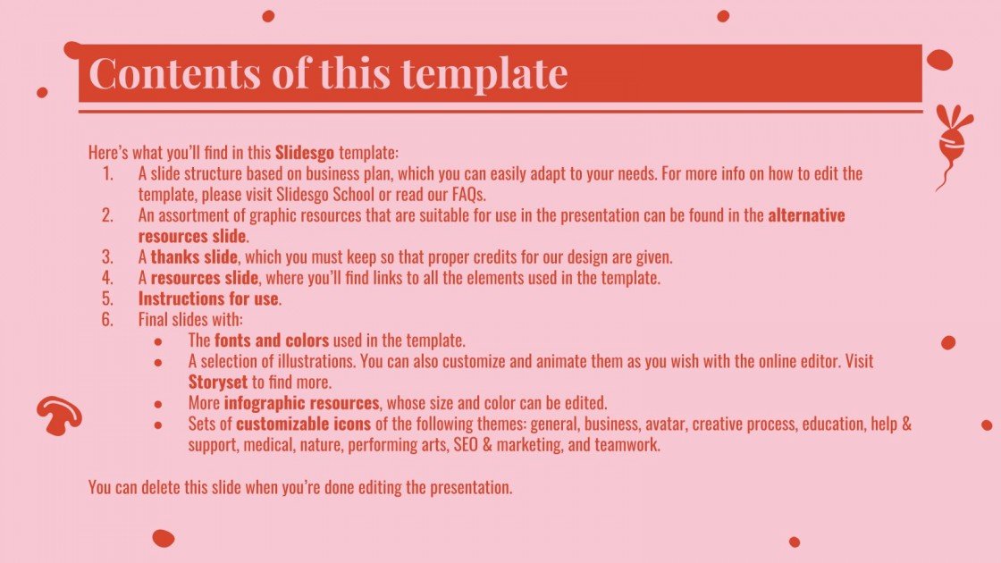 Local Restaurant Business Plan | Google Slides & PPT template