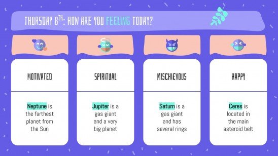 Diapositives pour juillet | Modèle Google Slides et PowerPoint