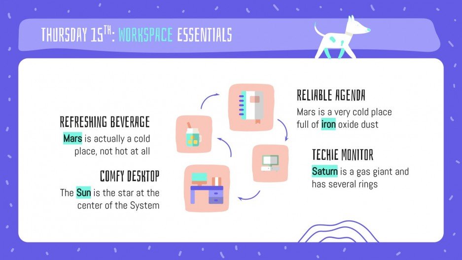 July Daily Slides | Google Slides & PowerPoint template