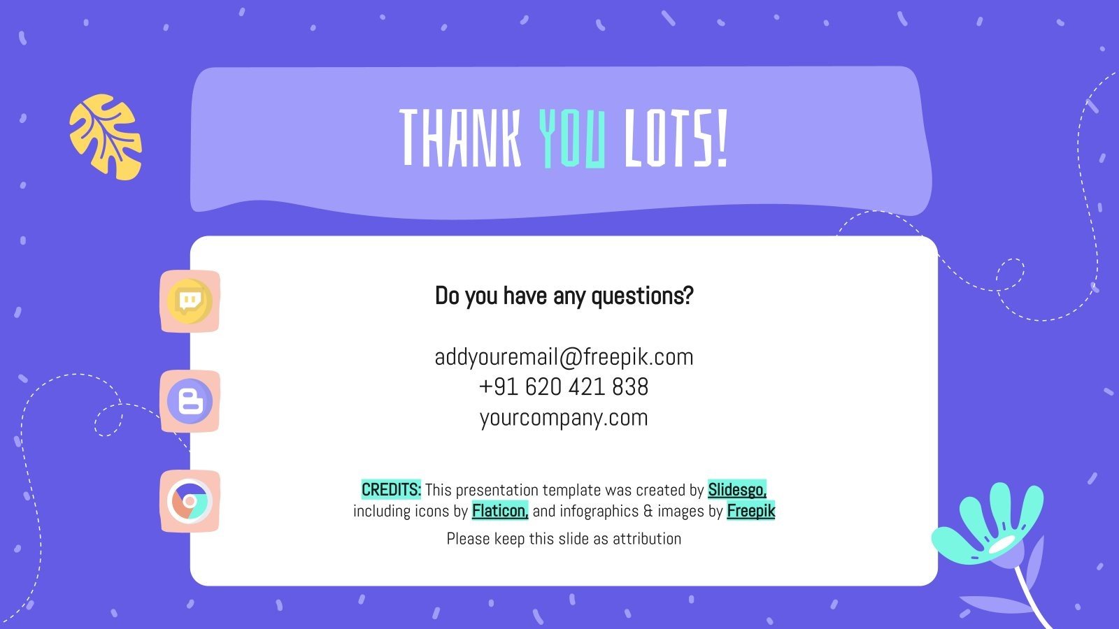 July Daily Slides | Google Slides & PowerPoint template