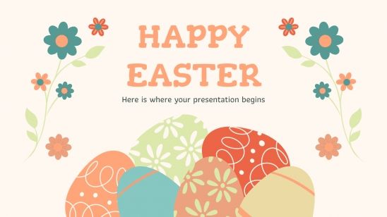 Happy Easter Google Slides Theme and PowerPoint Template