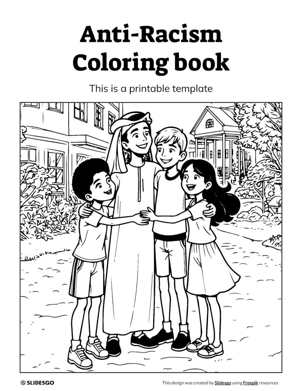 Free Google Slides and PPT templates to fight against racism