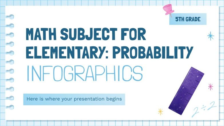 Math Subject for Elementary: Probability Infographics