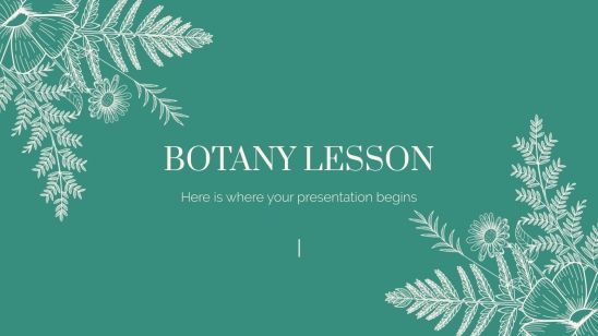 Botany Lesson Google Slides Theme and PowerPoint Template