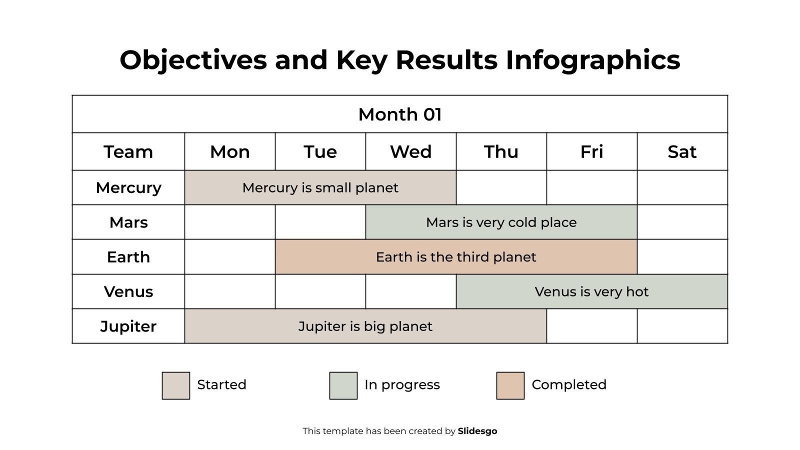 Objectives and Key Results Infographics Template