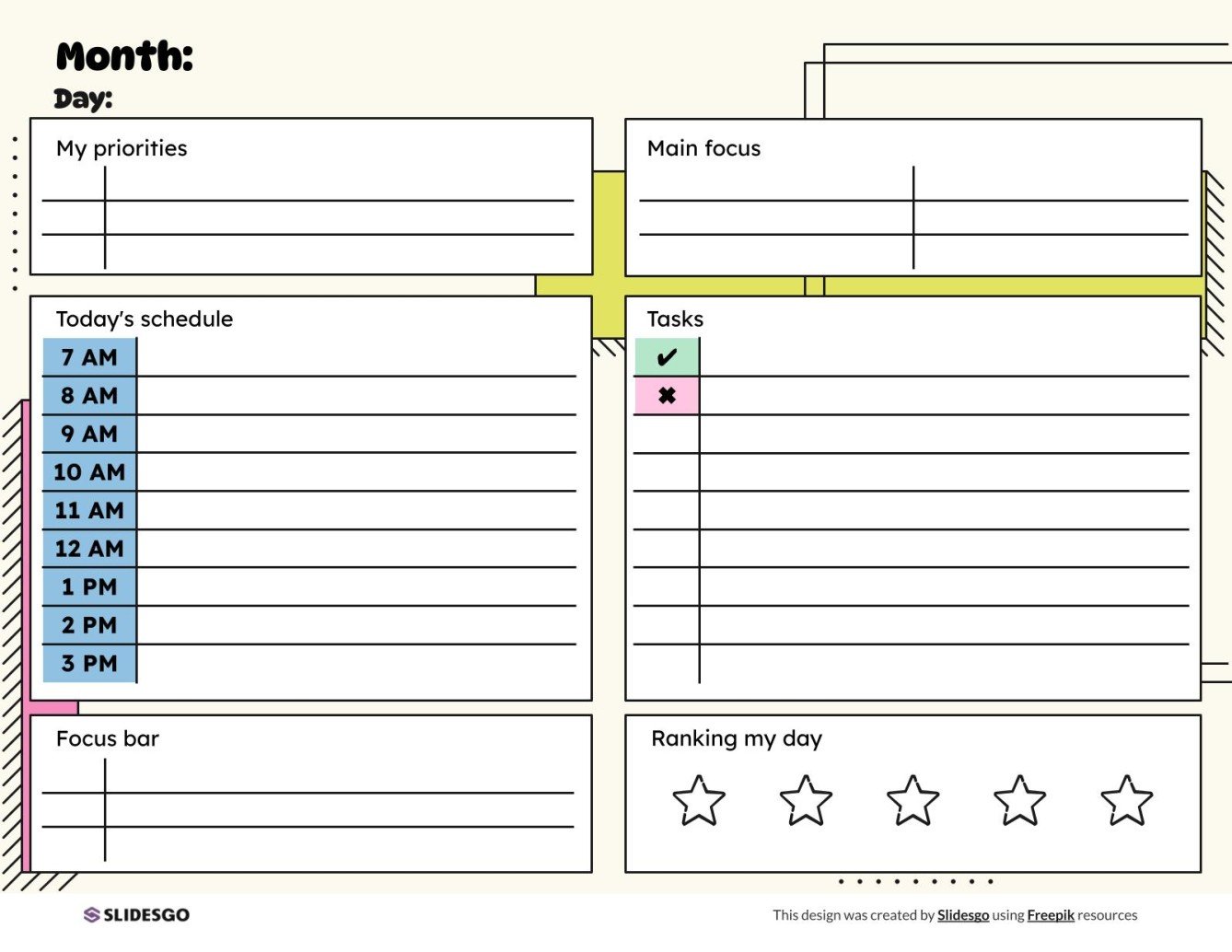 Free Planner Google Slides themes and PowerPoint templates