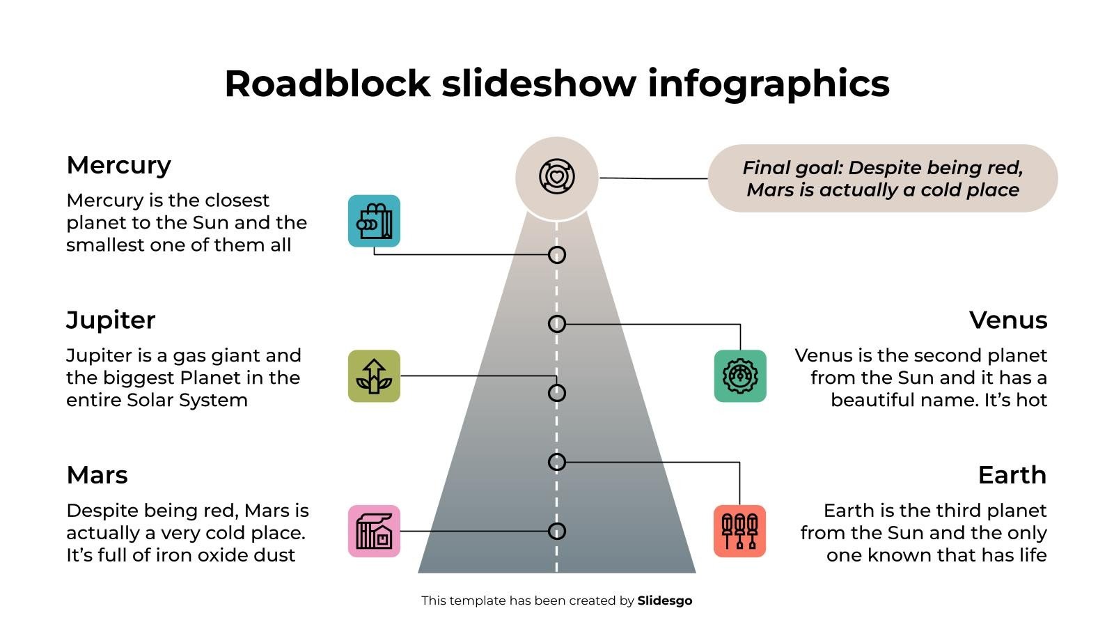 Roadblock Slideshow Infographics Template