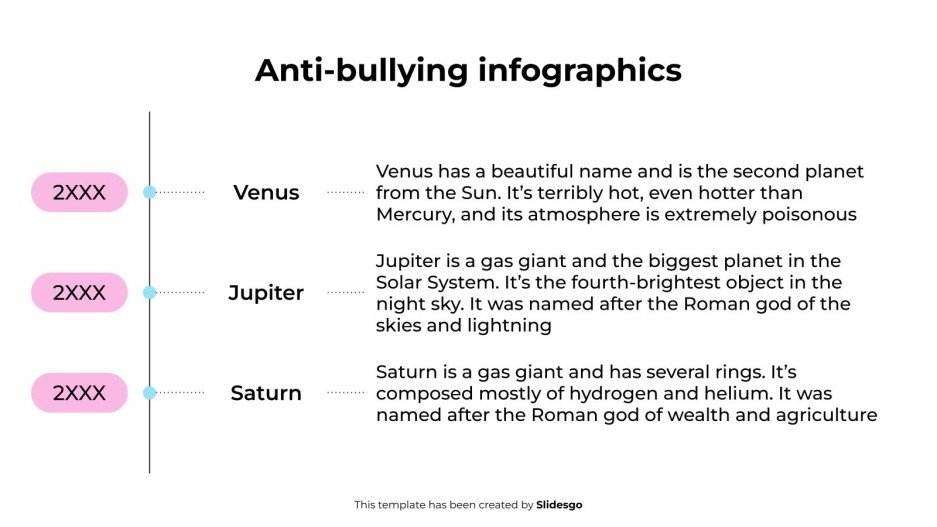 Anti-Bullying Infographics Template