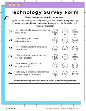 Technology Survey Form Presentation
