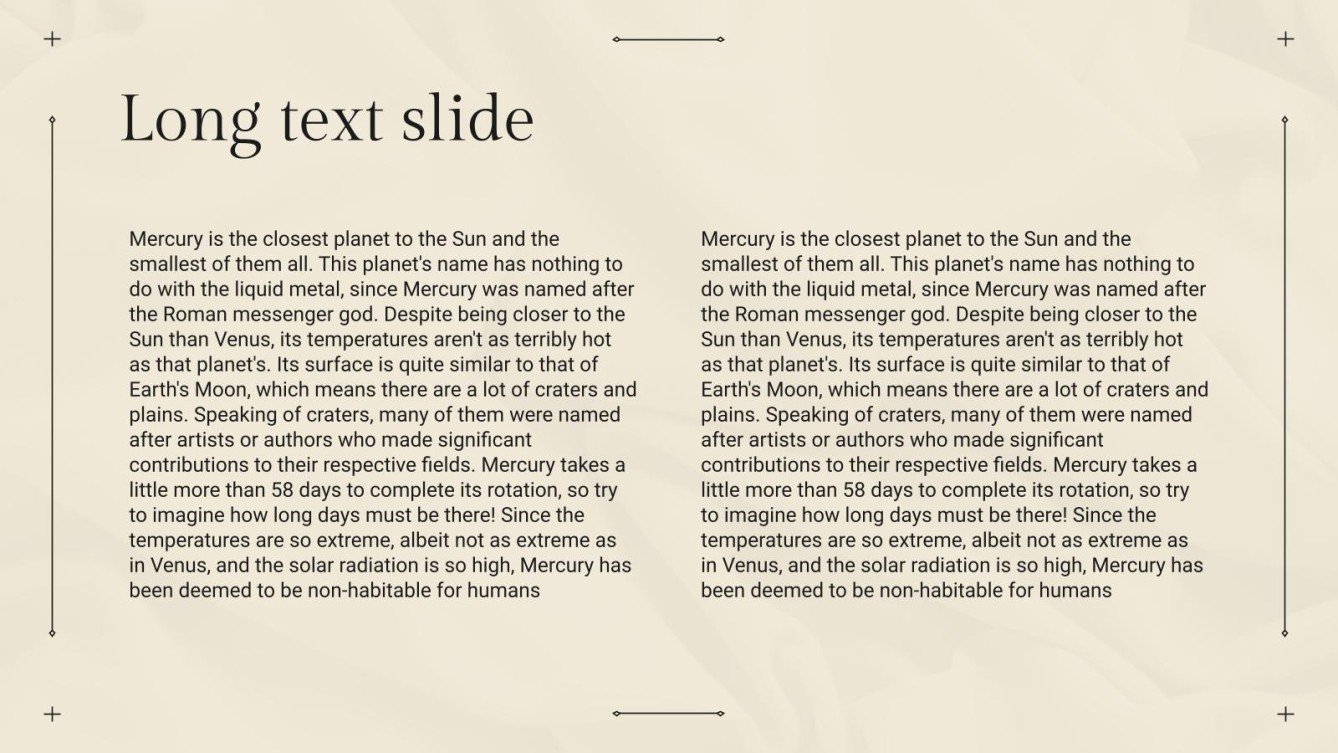 Frasurbane Style Basic Template | Google Slides & PPT