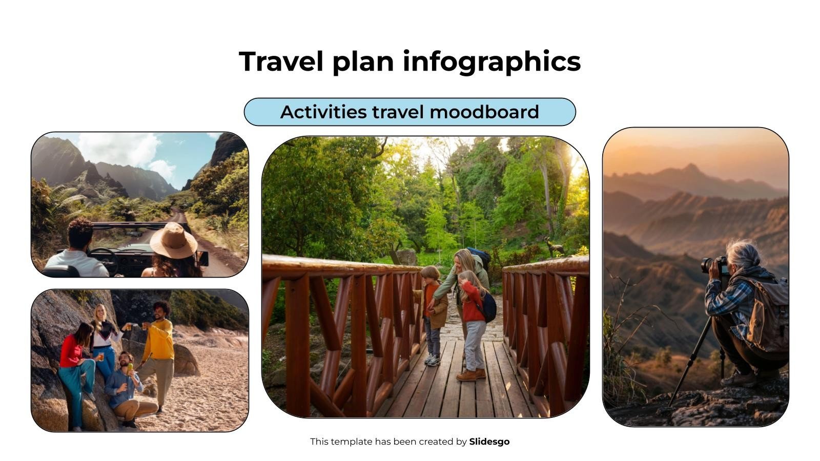 Travel Plan Infographics Template