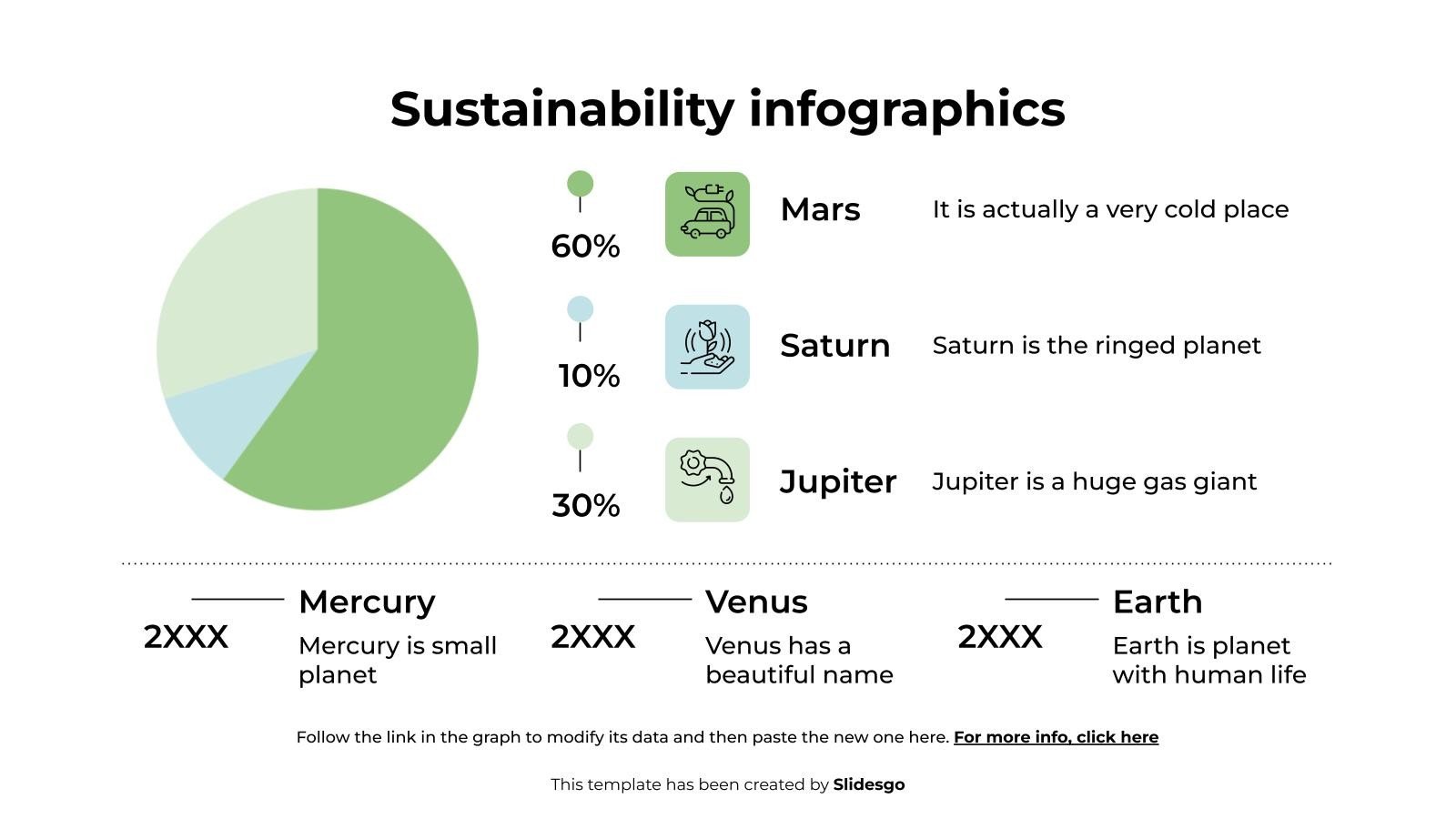 Sustainability Infographics Template