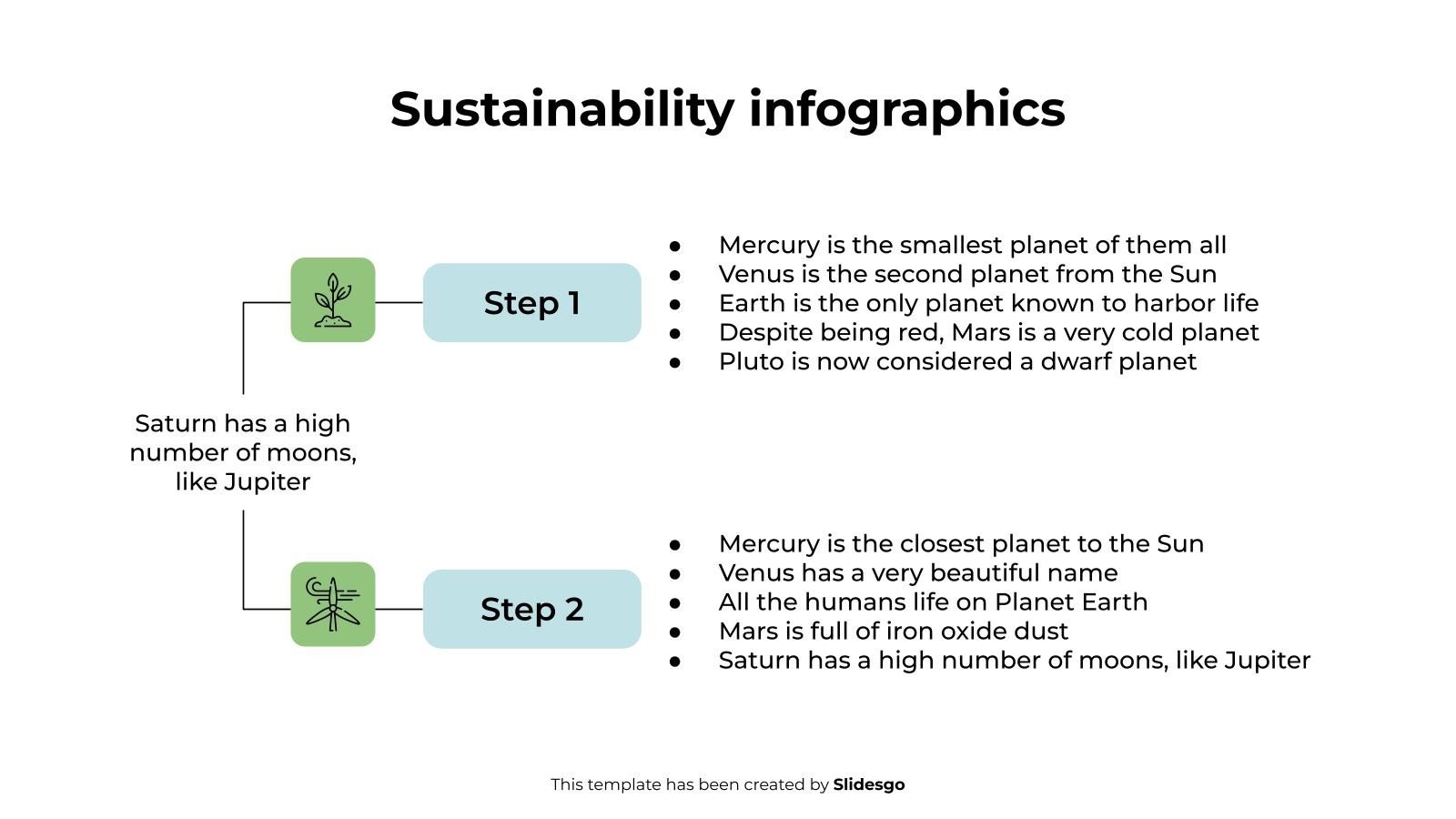 Sustainability Infographics Template