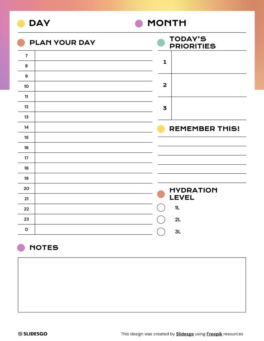 Plantillas gratis de Agendas para Google Slides y PowerPoint