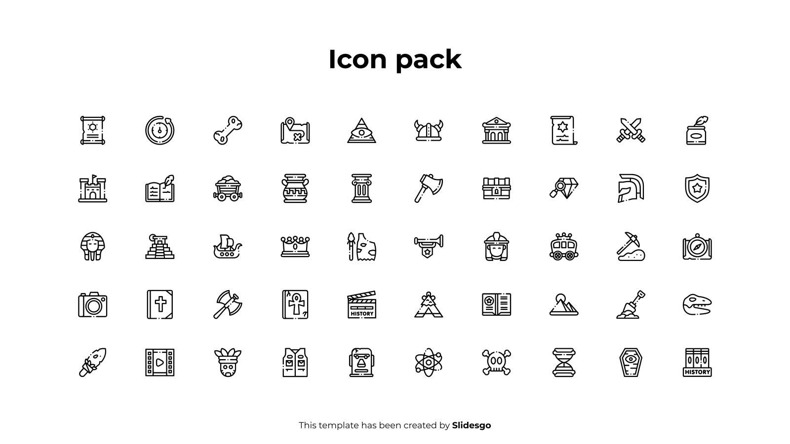 History Timeline Infographics Template