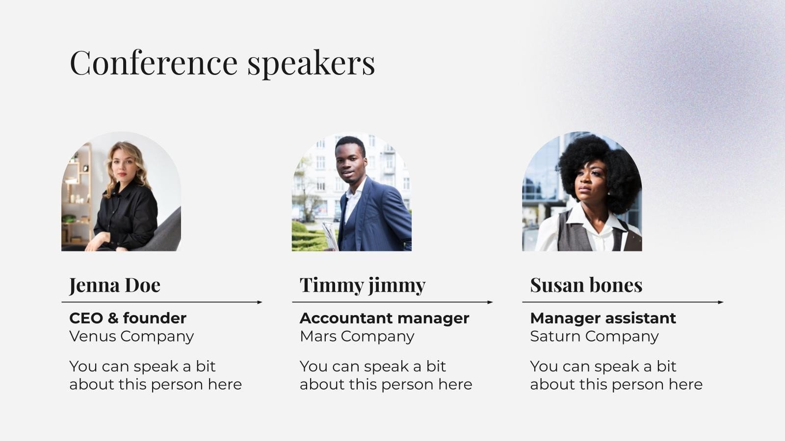 Formal Conference Style Presentation